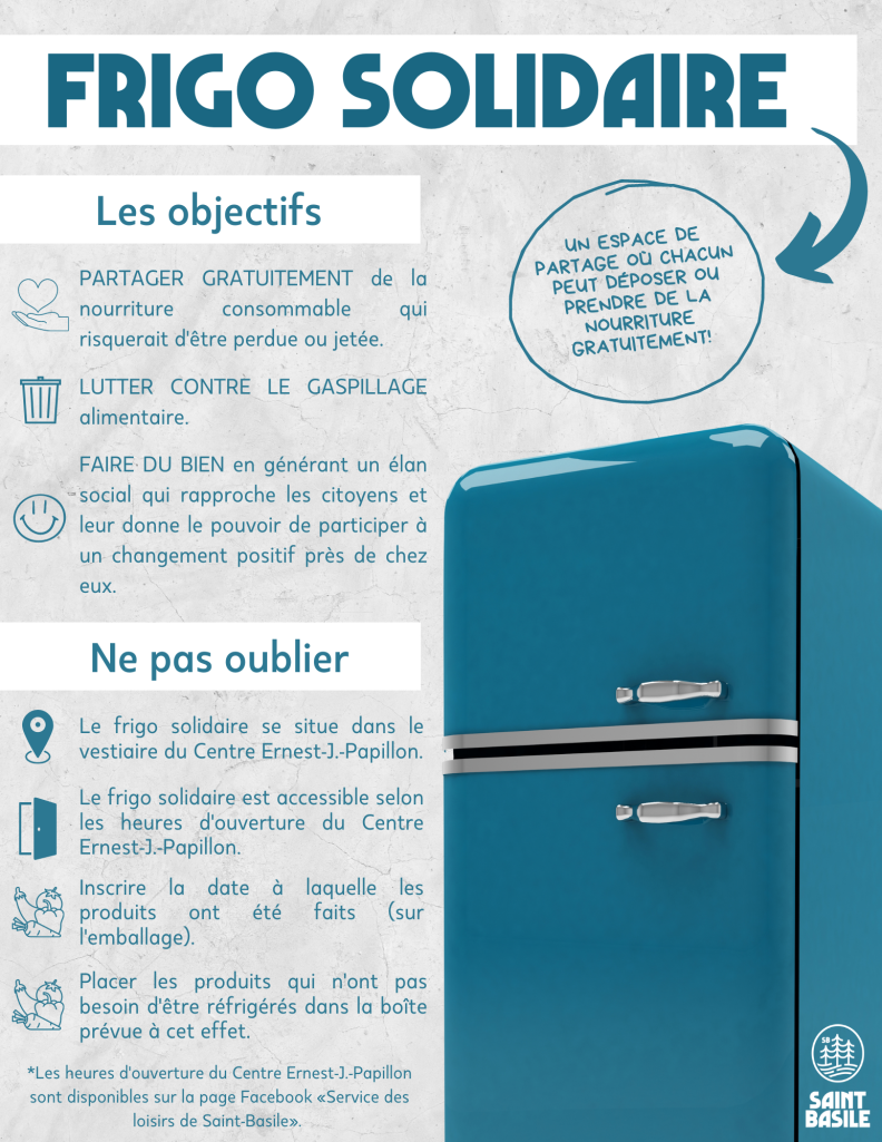 Frigo solidaire – Saint-Basile